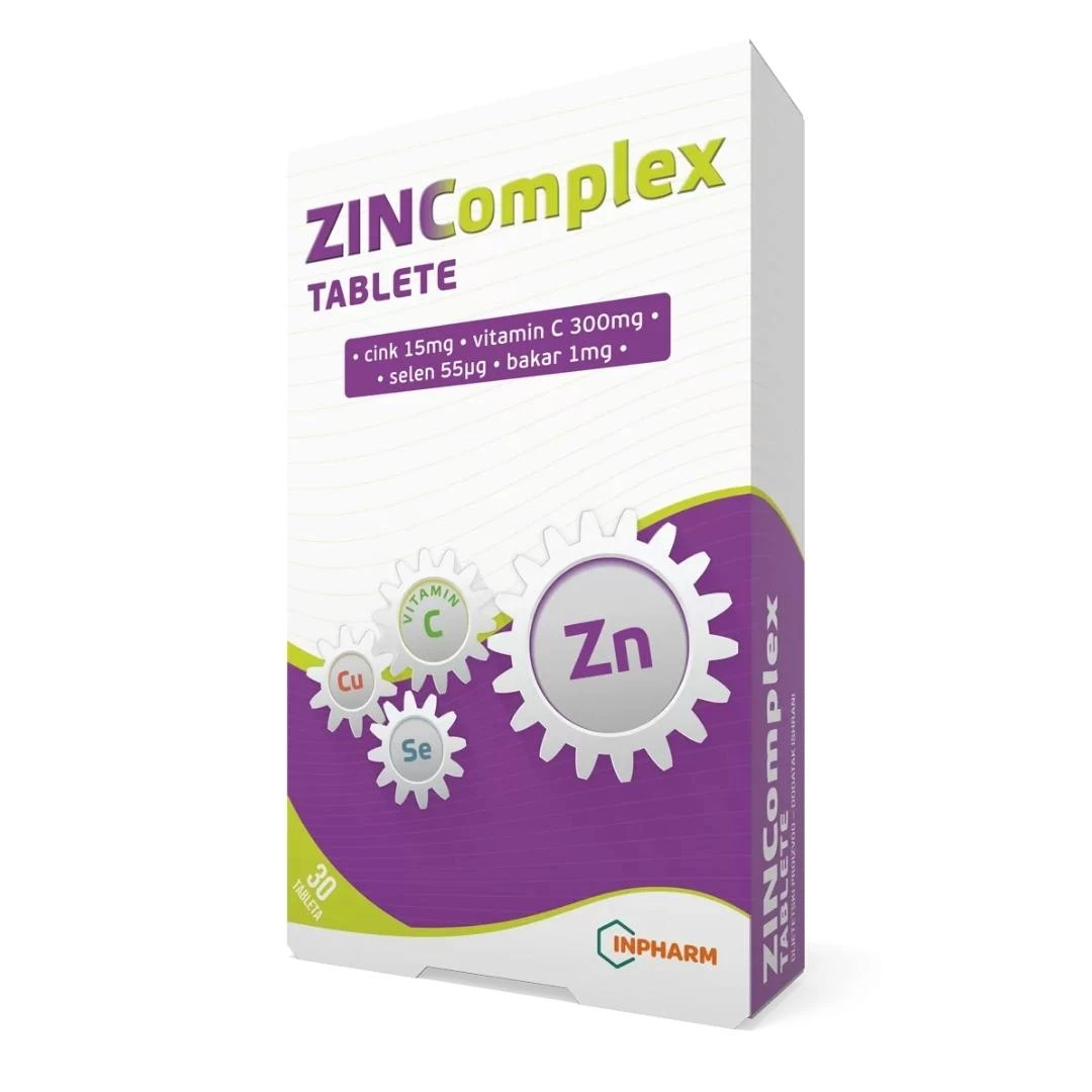 ZINComplex 30 Tableta CINK, BAKAR, SELEN, | eApoteka