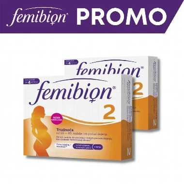Femibion 2 DUO PACK 28 Tableta + 28 Kapsula; Vitamini za Trudnice i ...